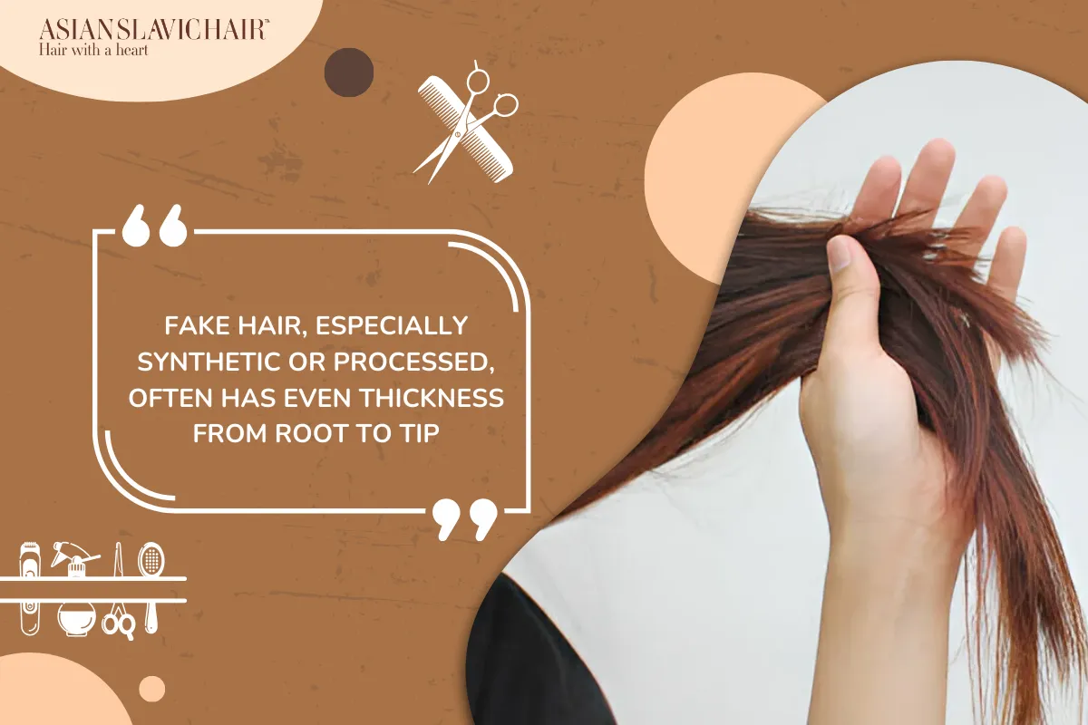 How to determine if your Virgin Slavic hair is authentic or synthetic?